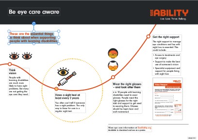 Eye care posters | SeeAbility