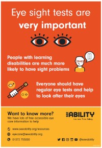 Eye care posters | SeeAbility